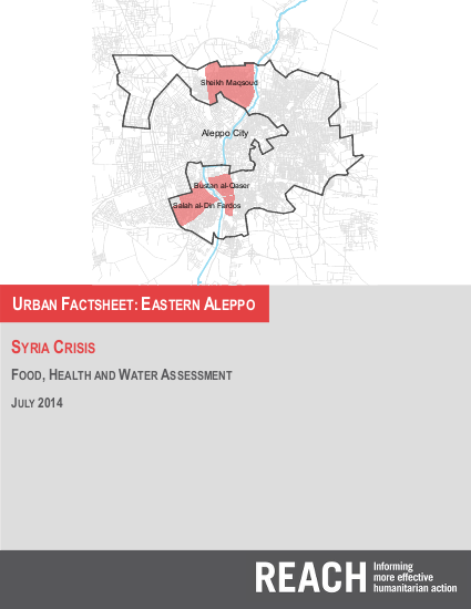 Urban Factsheet: Eastern Aleppo City | ALNAP