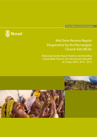 Mid Term Review Report Programme by the Norwegian Church Aid (NCA ...