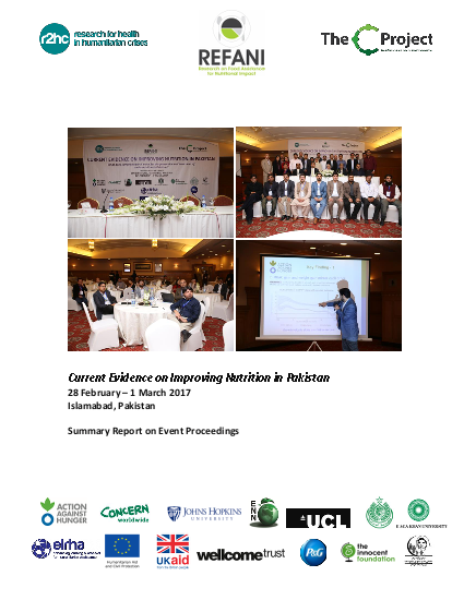 Current Evidence on Improving Nutrition in Pakistan | ALNAP