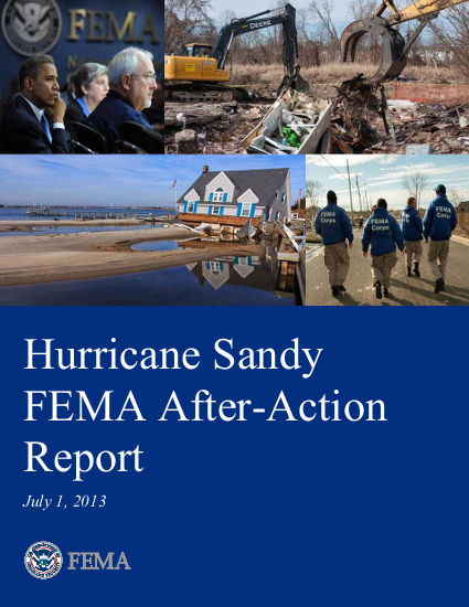Hurricane Sandy FEMA After-Action Report | ALNAP