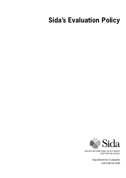 Sida's Evaluation Policy | ALNAP