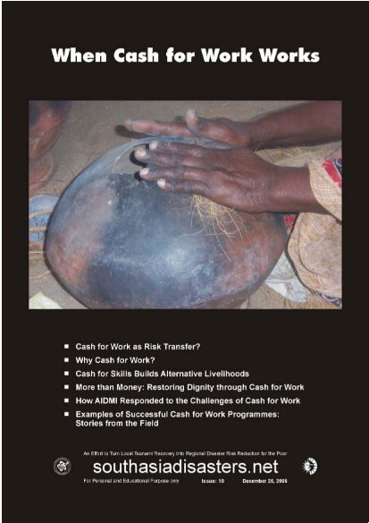 When Cash for Work Works | ALNAP