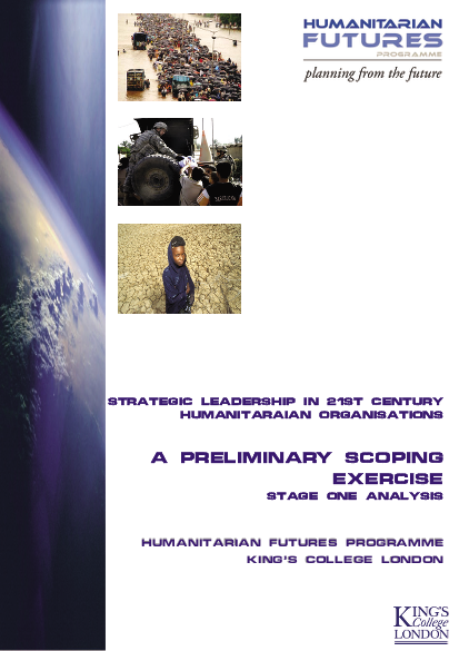 Strategic Leadership in the 21st Century Humanitarian Organisations: A ...