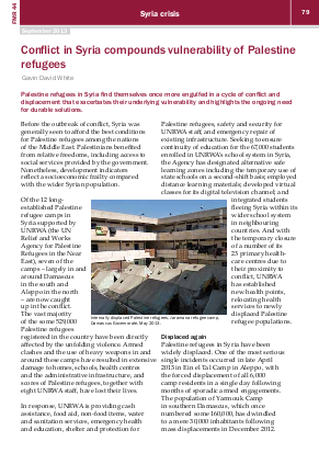 Conflict in Syria Compounds Vulnerability of Palestine Refugees | ALNAP