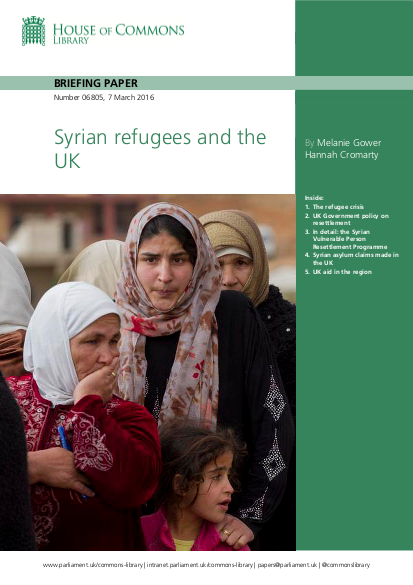 Syrian refugees and the UK | ALNAP