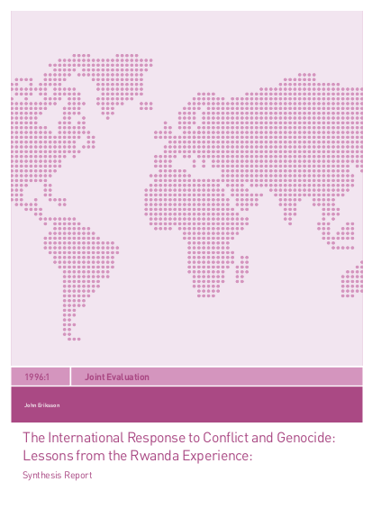 The International Response to Conflict and Genocide: Lessons from the ...