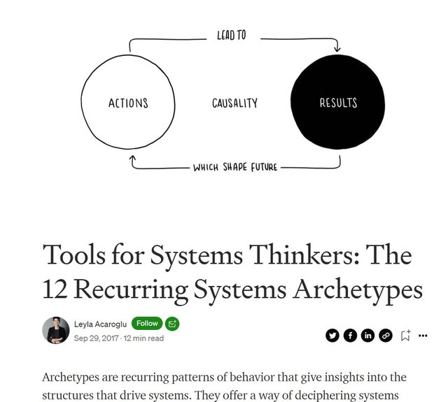 Tools for systems thinkers: The 12 recurring systems archetypes | ALNAP