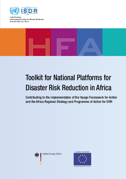 Toolkit for National Platforms for Disaster Risk Reduction in Africa ...