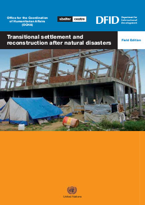 Transitional settlement and reconstruction after natural disasters | ALNAP