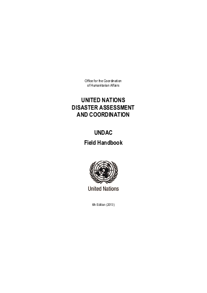 UNDAC field handbook | ALNAP