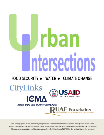 Urban Intersections: Food Security, Water, and Climate Change | ALNAP