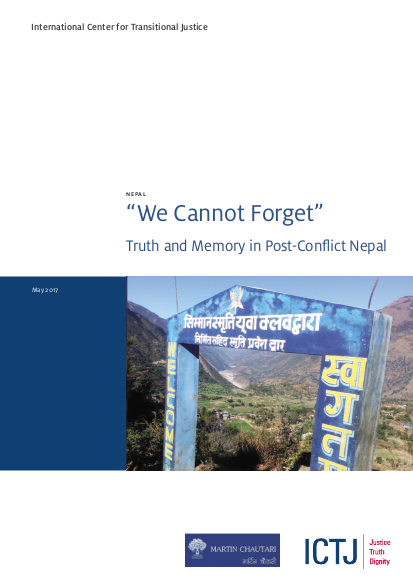 "We Cannot Forget”: Truth and Memory in Post-Conflict Nepal | ALNAP