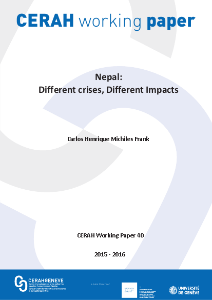 Nepal: Different Crises, Different Impacts | ALNAP